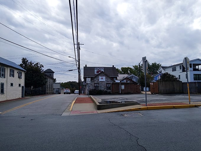 When evening settles over these quiet streets, the town clock becomes your only appointment worth keeping today.