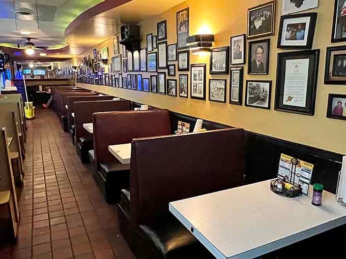 Those dark wooden booths have witnessed more Montgomery history than most textbooks, and they're infinitely more comfortable.