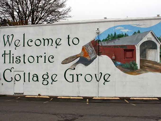 When a town welcomes you with hand-painted covered bridges, you know you've found somewhere that values the good stuff.