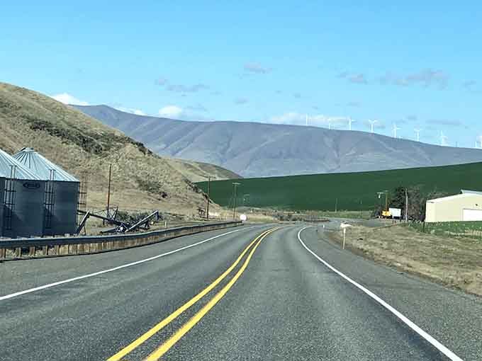 This winding road through wheat country promises adventure, where Oregon's hidden side reveals itself mile by mile.