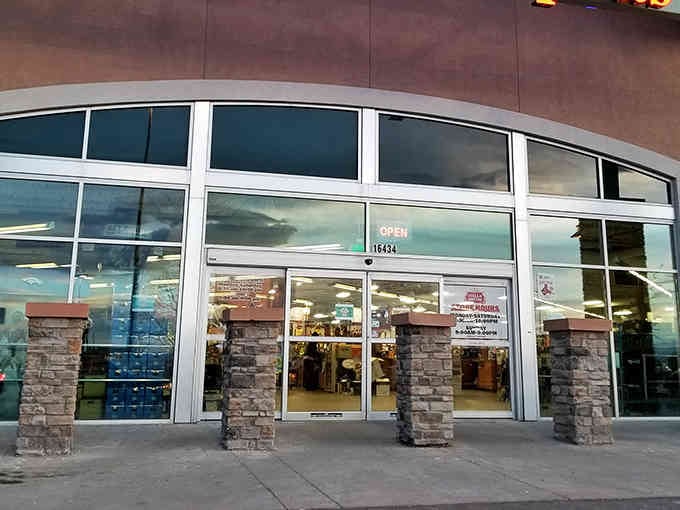 Those stone pillars and glass doors are your gateway to what might be the most ambitious liquor shopping experience ever.