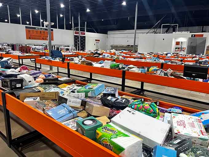 Organized chaos at its finest, where one person's return becomes your next great discovery at unbeatable prices.