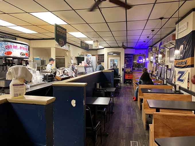 Classic deli counter vibes where you can watch your lunch being crafted by people who actually care.