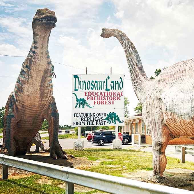 When dinosaurs guard the entrance, you know you're in for something wonderfully weird and totally Virginia.