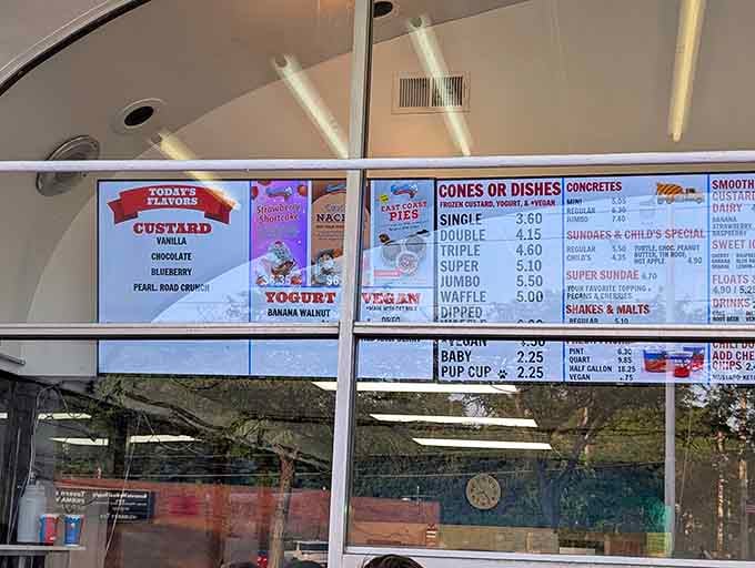 When the menu board offers this many choices, you know you're in for a delicious dilemma.