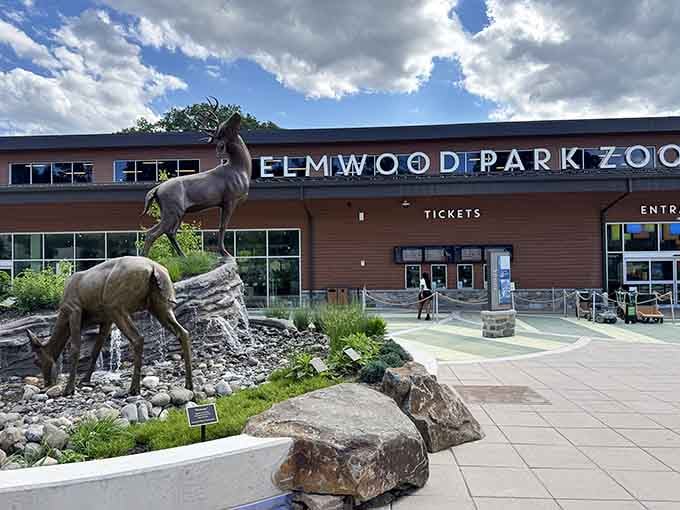 Those bronze animal sculptures outside know exactly what you're thinking: yes, this place is worth the trip.