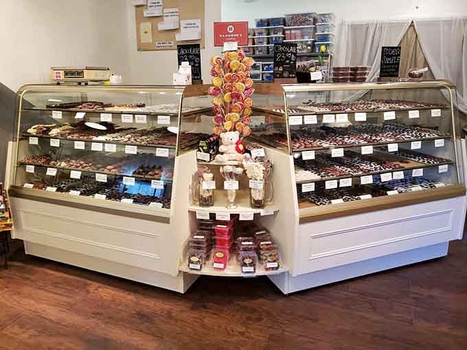 Those gleaming display cases hold enough handmade temptation to derail any diet you've ever attempted or considered.