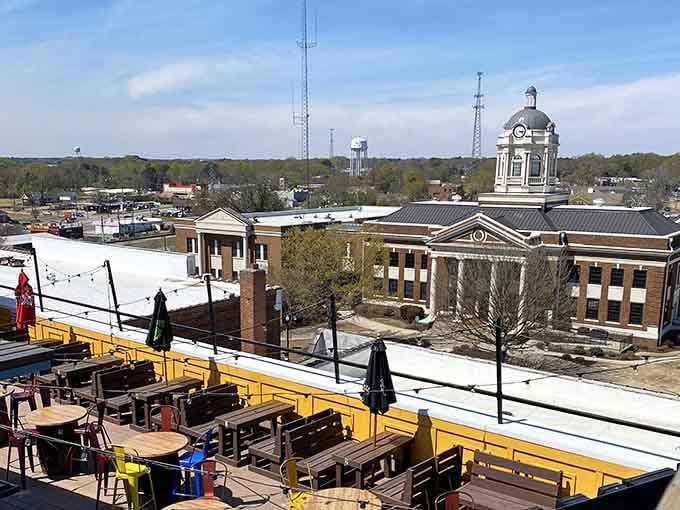Downtown Winder's rooftop view proves small-town Georgia still knows how to do charm right.