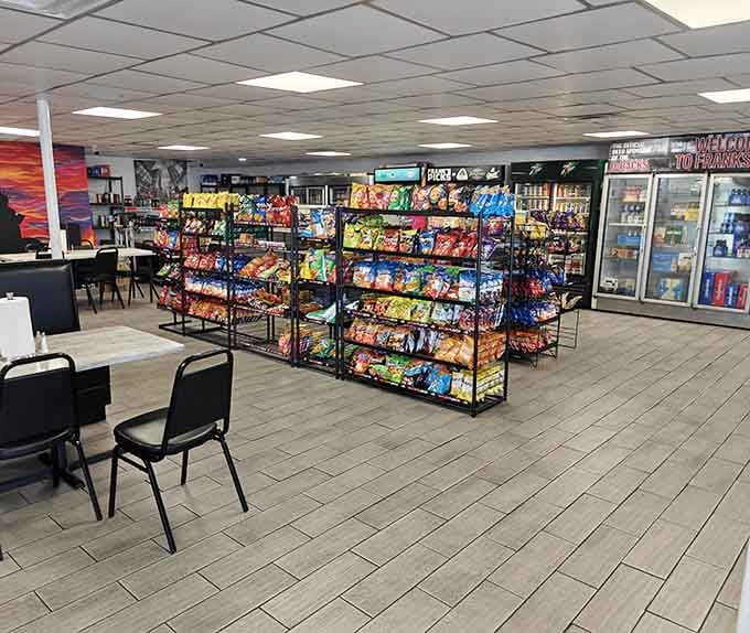 Clean, functional, and stocked with enough snacks to make a road trip jealous, this is deli done right.