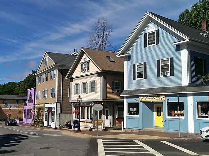 Downtown Gloucester's colorful buildings prove that fishing towns can have serious style without trying too hard at all.