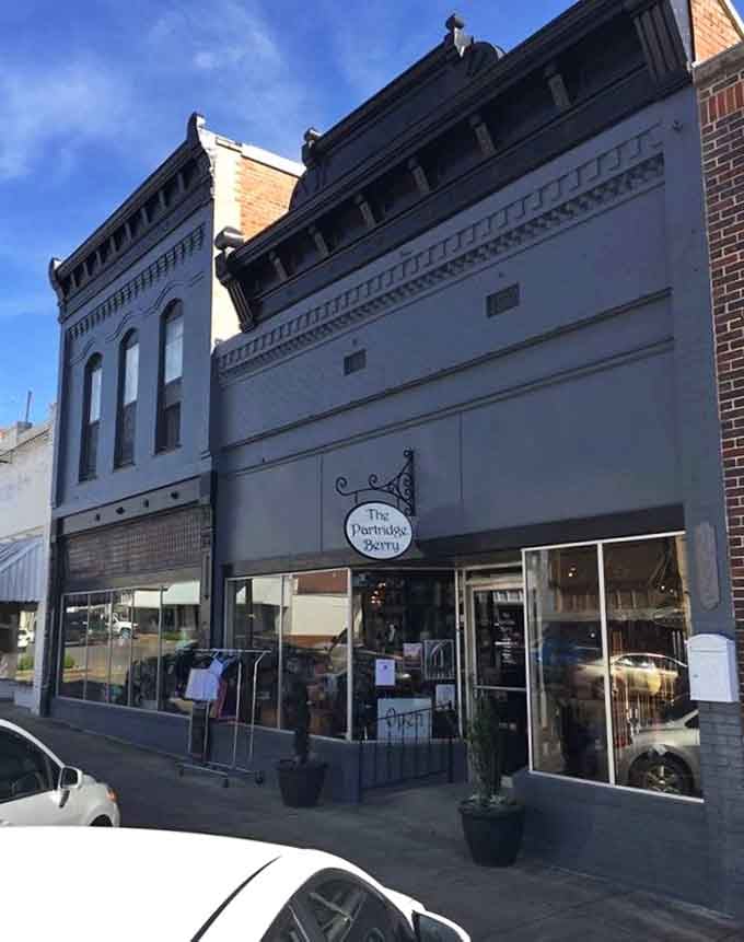 The Partridge Berry sits pretty in a building that's seen more history than your average textbook, now selling treasures instead of dry goods.