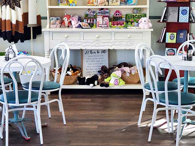 Step inside where charming cottage-style seating meets baskets of fresh-baked temptations waiting to be discovered.