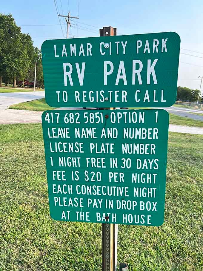 The honor system meets small-town hospitality where RV travelers discover Missouri's welcoming spirit still thrives beautifully.