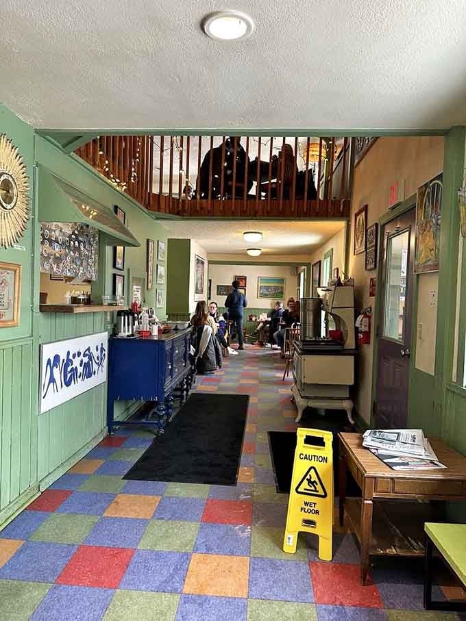Step into a space where mismatched charm meets serious baking talent, and every corner tells a story.