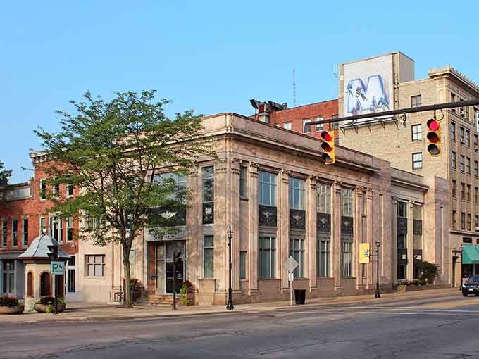 Downtown Mansfield proves that classic American architecture doesn't require a mortgage that makes you weep into your coffee.