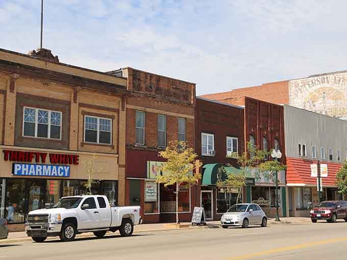 Historic buildings that actually house thriving businesses instead of becoming another Spirit Halloween store every October.