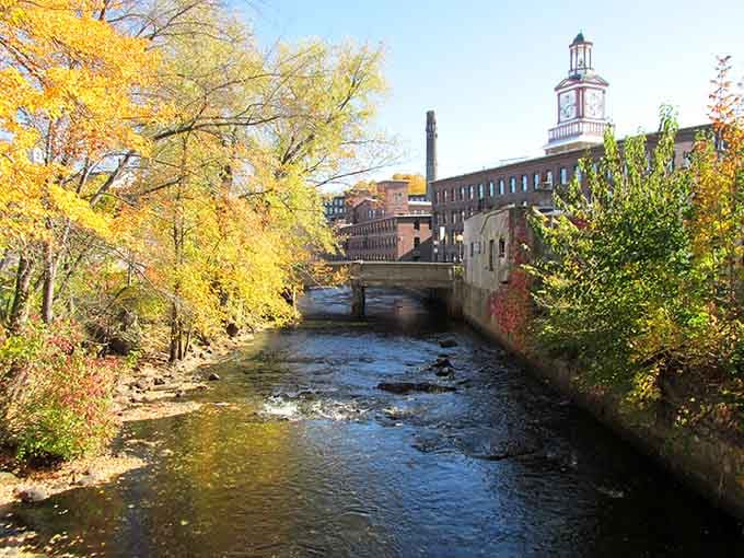 The Assabet River flows through town like a liquid timeline, connecting Maynard's industrial past to its creative present.