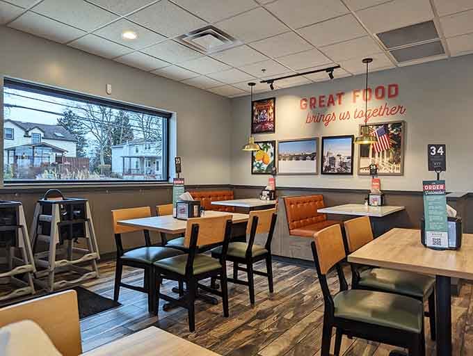 Clean, comfortable, and inviting without trying too hard, this is where good food meets good vibes in perfect harmony.