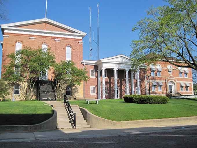 This courthouse has been holding down the fort since before your great-grandparents were arguing about politics over Sunday dinner.
