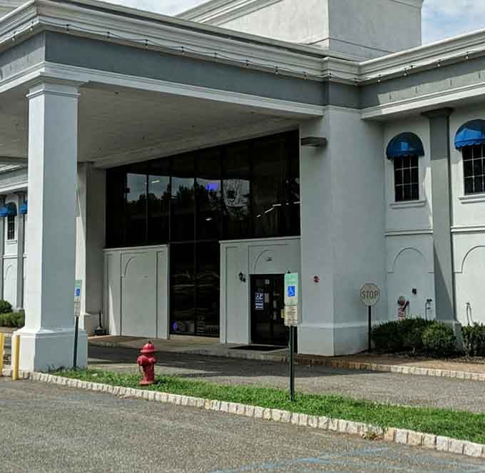 The unassuming entrance hides what's inside&mdash;like finding out your quiet neighbor has been building spaceships in their basement.