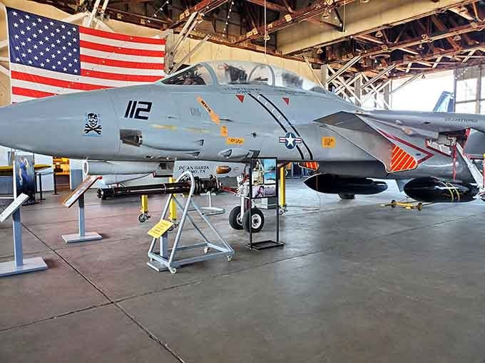 The F-14 Tomcat up close makes you understand why Maverick had such swagger in that movie.
