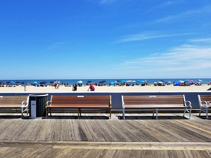 These benches have witnessed more life stories than a therapist's couch, all with an ocean view.