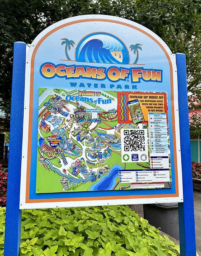Every great adventure starts with a map, though this one promises significantly more screaming than your average road trip.