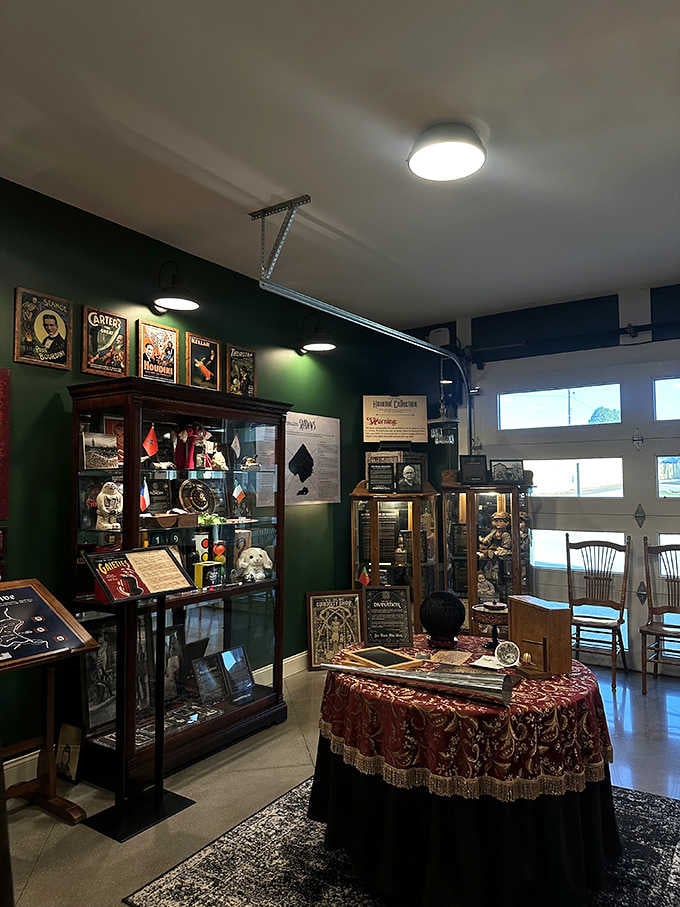 Step inside and you'll find displays that blend serious paranormal research with theatrical flair beautifully.