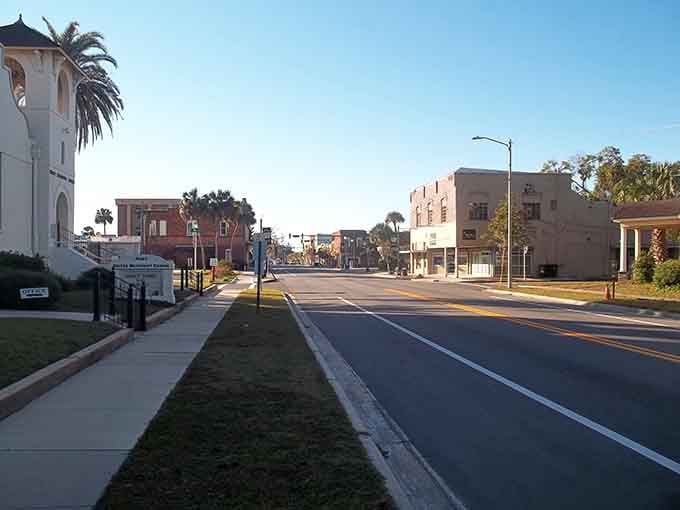 Wide streets and classic architecture remind you that some towns still prioritize people over traffic congestion.