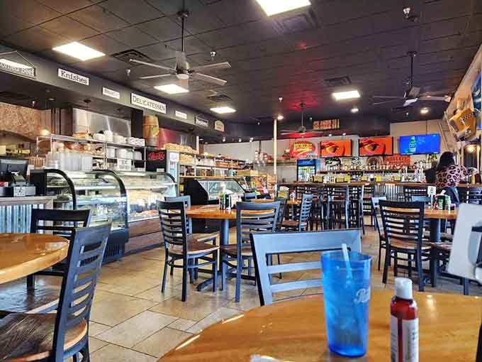 Inside, it's all about comfort and character, where New York subway murals meet Central Florida hospitality.