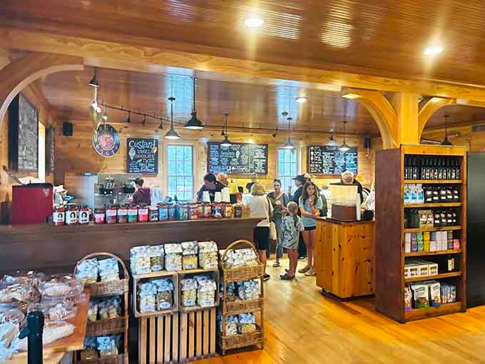 Step inside and discover a space where rustic charm meets pastry perfection in the most delightful way.