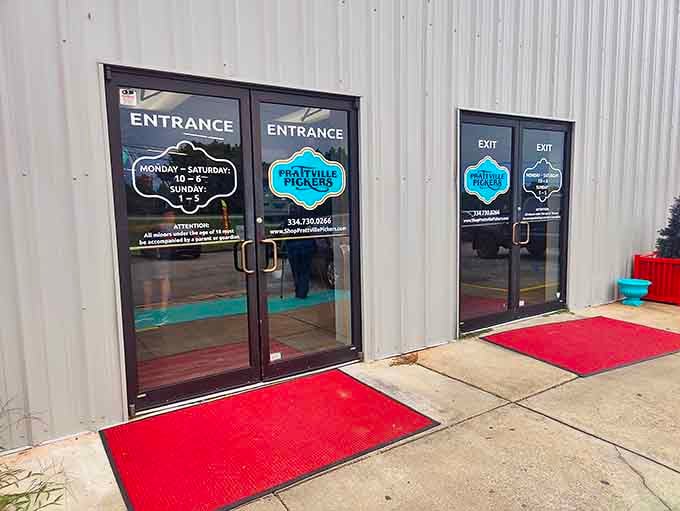 Step through these doors and kiss your afternoon plans goodbye; time operates differently in antique wonderland.