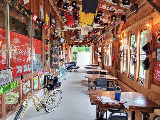 More Americana on these walls than a Springsteen album, and just as authentically Michigan roadside.
