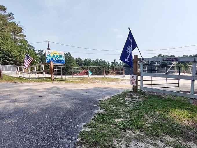 The entrance might look humble, but beyond that gate lies the kind of fun that'll make you forget about adulting.