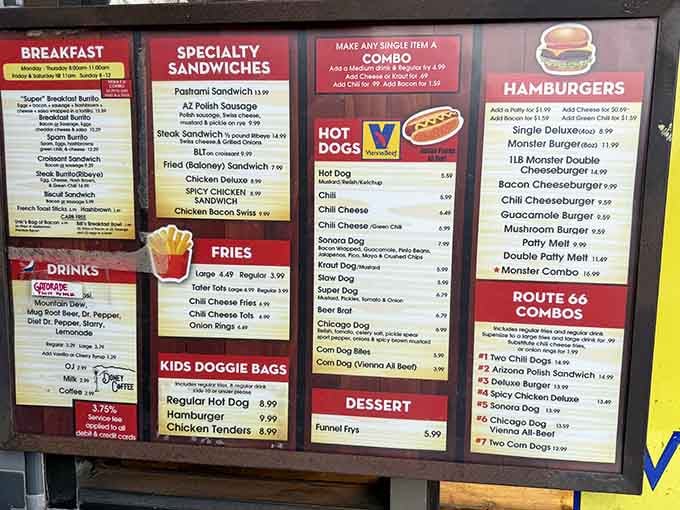 When a menu board makes your mouth water before you've even ordered, you know you're in the right place.