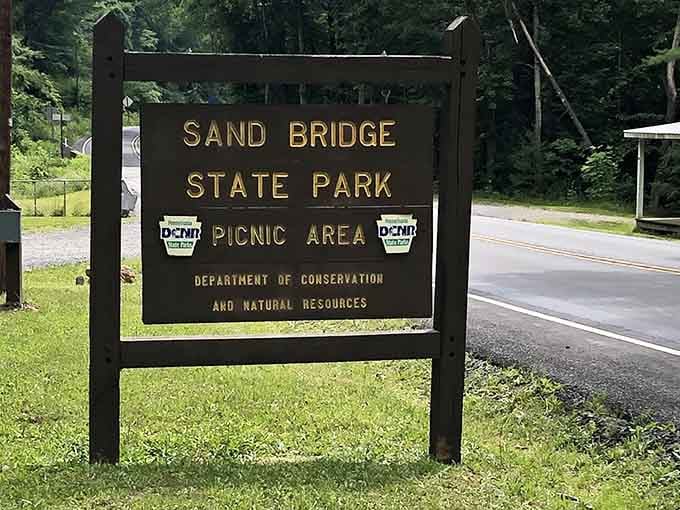 When a sign promises a picnic area, you know you're about to experience something wonderfully simple.