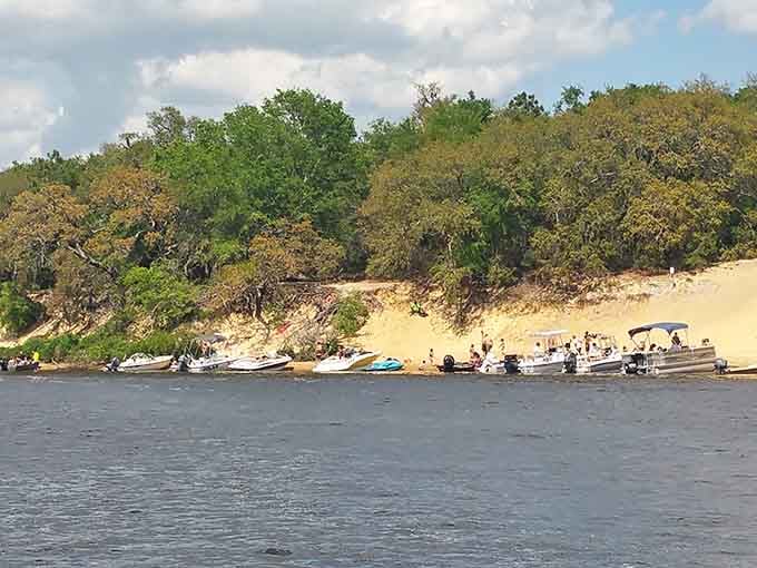 When the parking lot is a riverbank, you know you've found somewhere genuinely special and refreshingly off the grid.
