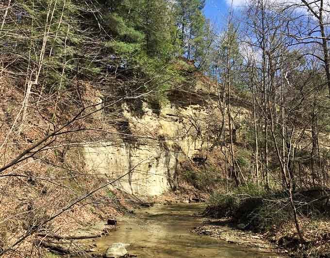 These sandstone cliffs have been standing here longer than your family tree, patiently waiting for you to discover them.