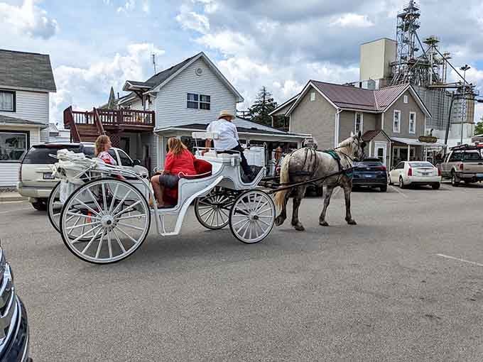 Explore the beautiful scenery and peaceful streets of this lovely Indiana town, the perfect destination for your next road trip.