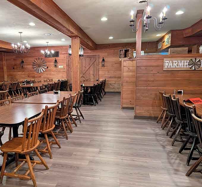 Wood paneling and Windsor chairs create the perfect setting for serious meat consumption without any pretense.