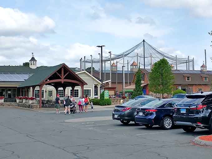 That charming building facade hides enough entertainment to keep three generations busy, which beats arguing about politics at Sunday dinner.