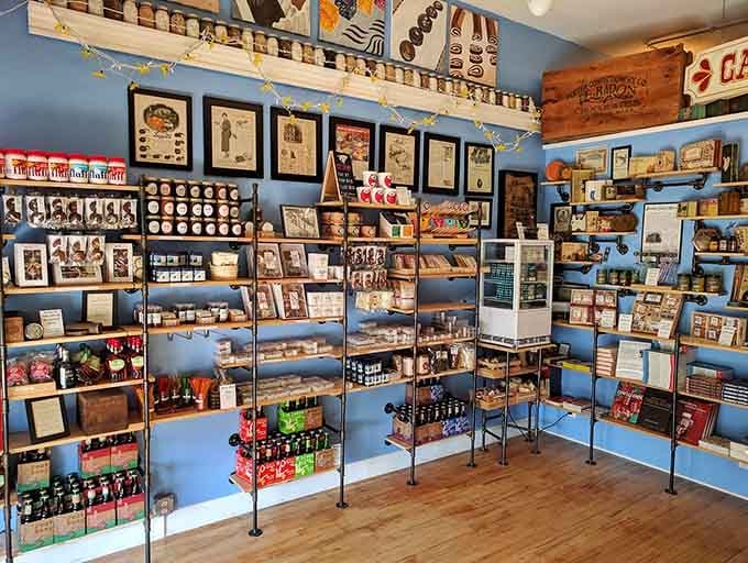 Those blue walls hold more sweet history than your grandmother's recipe box, and twice the temptation.
