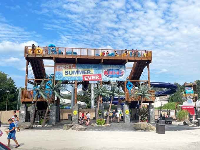 The entrance promises "Best. Summer. Ever." which is either brilliant marketing or a wonderful threat, depending on your perspective.
