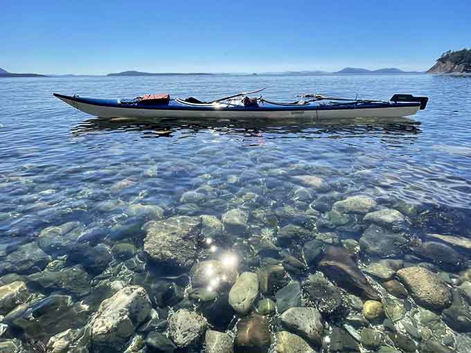Water so clear you can count the pebbles below, proving that Washington's hidden gems shine brightest when earned.