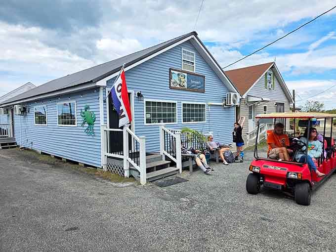 That blue building isn't just charming&mdash;it's your gateway to some of the freshest seafood you'll ever taste.