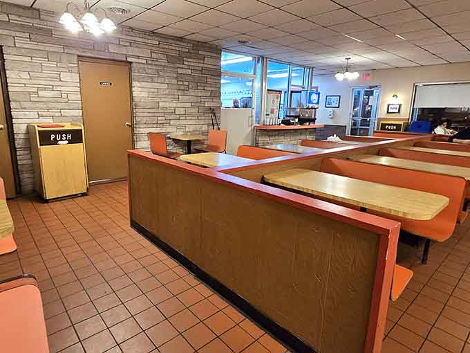 Those orange booths have witnessed more family celebrations and casual lunches than most therapists hear about in a lifetime.