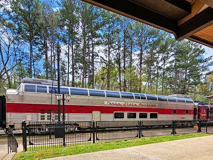 Sleek, shiny, and ready to roll through the Piney Woods like a time machine on rails.