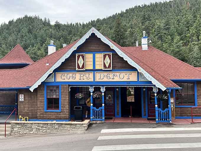 The charming depot welcomes you with Victorian flair, promising adventures that don't require hiking boots or questionable life choices.