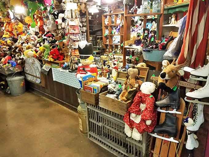 This treasure trove of stuffed friends and vintage finds proves one person's attic is another's shopping wonderland.