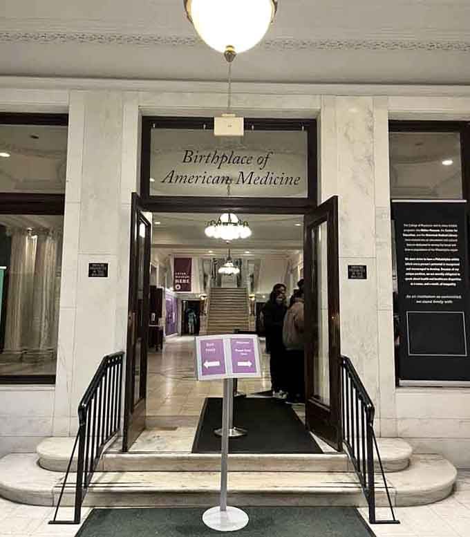 The "Birthplace of American Medicine" welcomes you&mdash;just leave your squeamishness at the door with your coat.